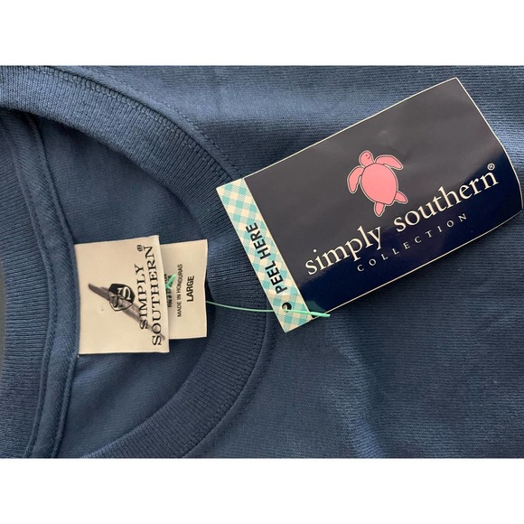 Simply Southern | Tops | Large Blue Simply Southern Tshirts | Poshmark